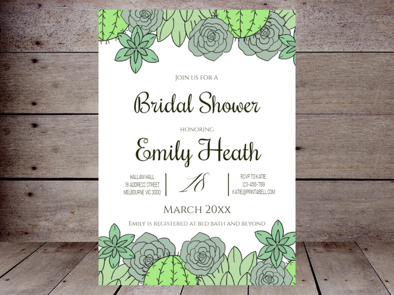 Succulent Bridal Shower Ideas - Bridal Shower Ideas - Themes